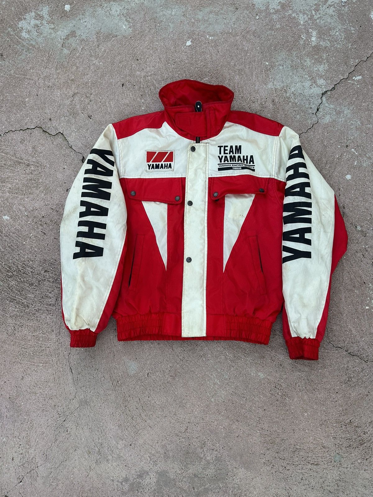 Racing × Vintage × Yamaha Yamaha Vintage Jacket Red 1990s Racing | Grailed