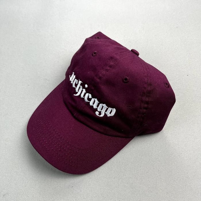 Vintage University of Chicago Hat Cap Maroon Red UChicago College | Grailed