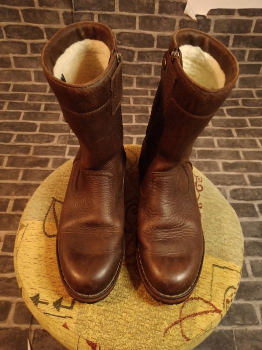 Vibram Tecnica made in italy lather boots inside wool sheep | Grailed