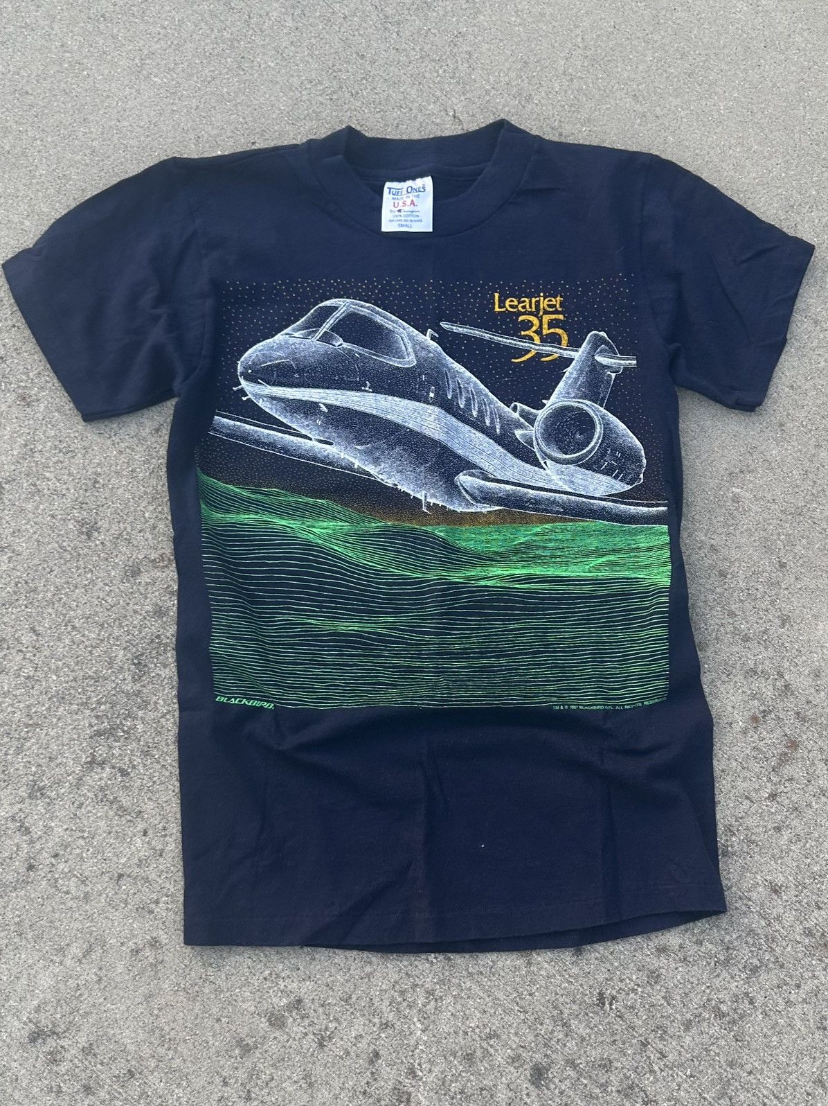 Vintage Vintage Learjet Tee Shirt 90s Aviation Single Stitch USA | Grailed