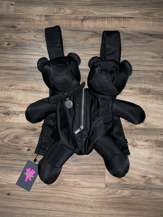 Marc Jacobs Heaven Marc Jacobs Nylon Double Headed Teddy Bear Backpack ...