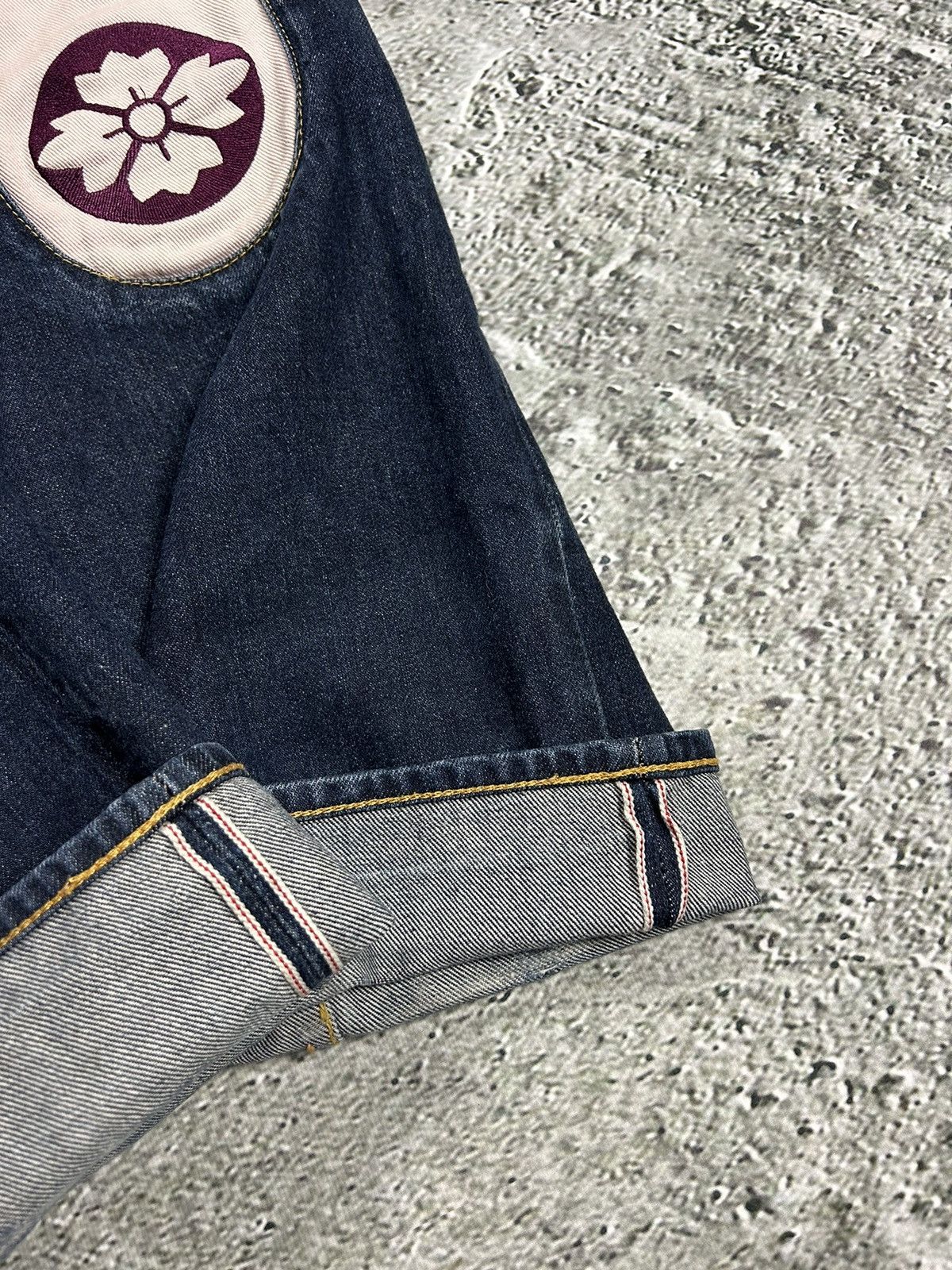 Evisu × Japanese Brand × Vintage Evisu jeans daicock big logo purple ...