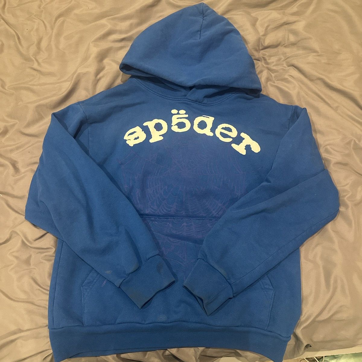 Sp5der Blue Legacy Sp5der Hoodie | Grailed