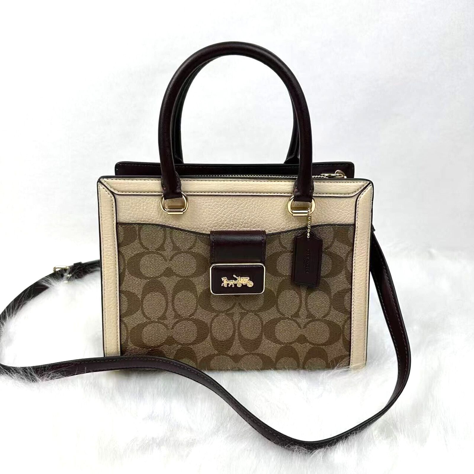 Coach Coach Grace Carryall Crossbody In Signature Canvas CC142 NWT ...