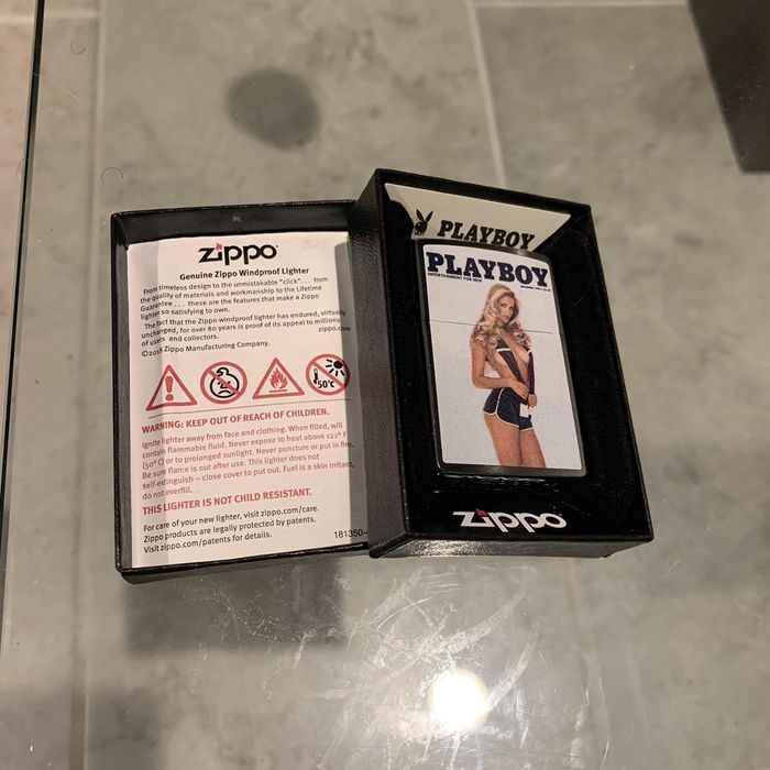 Playboy Vintage 1982 Playboy cover brushed chrome zippo lighter | Grailed