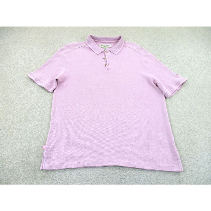 Tommy Bahama Tommy Bahama Polo Shirt Adult Large Pink Outdoors Marlin ...