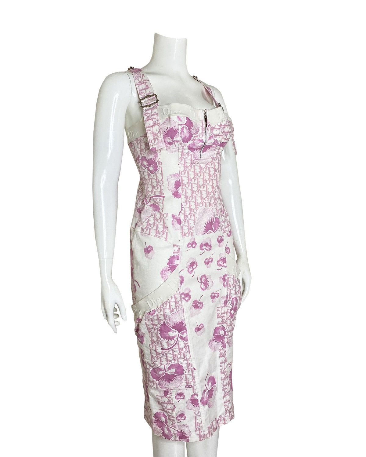 Dior Vintage Christian Dior 2005 monogram cherry blossom dress | Grailed