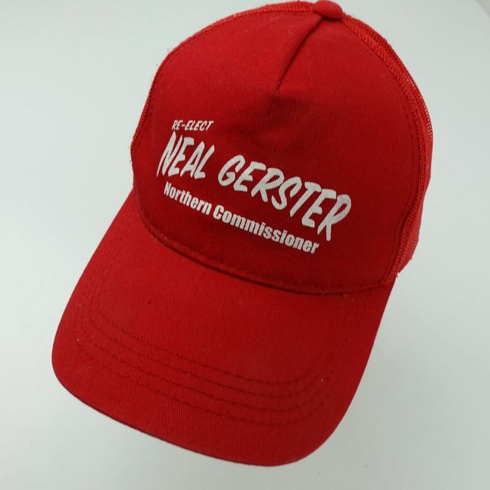 Vintage Re-Elect Neal Gerster Northern Commissioner Cap Hat Snapback ...