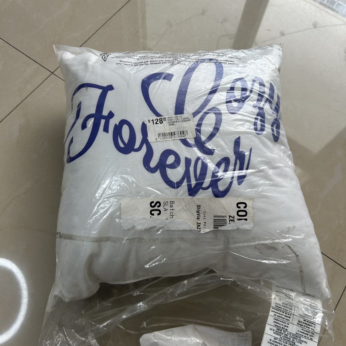 A$AP Rocky Coral studios Yams day RIP Yams Fprever Cozy pillow | Grailed