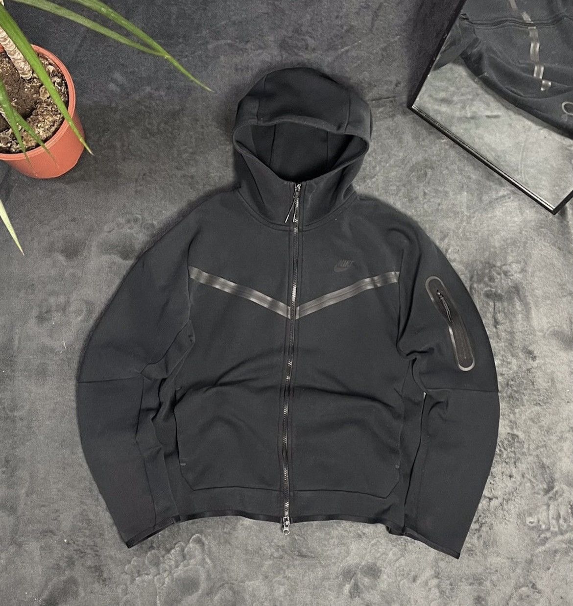Nike × Streetwear × Vintage Nike Tech Fleece Drip Drill Outdoor ...