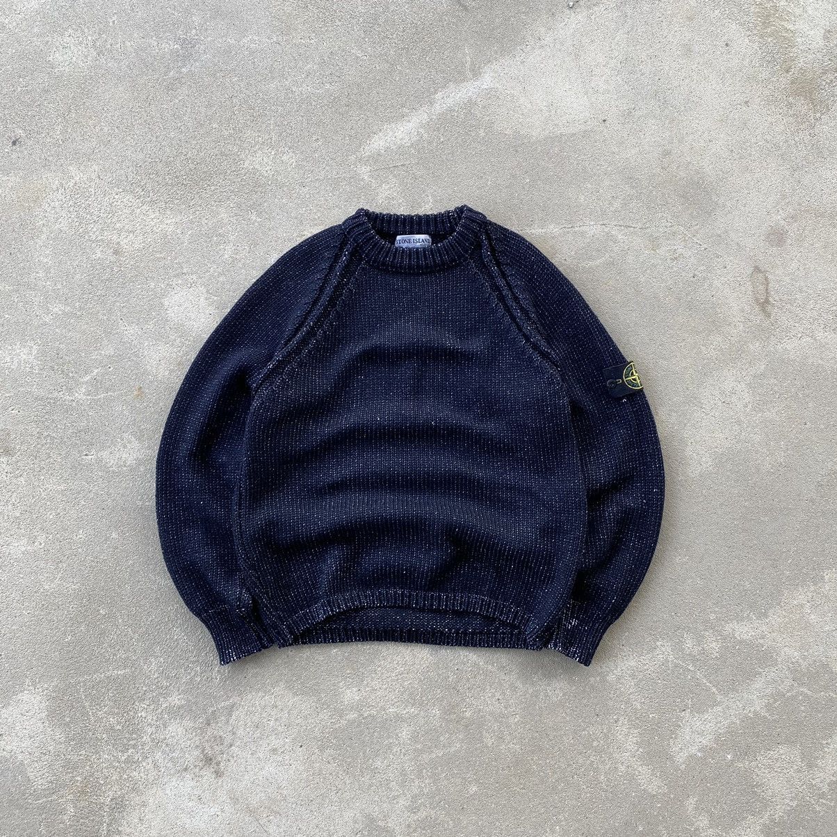 Archival Clothing × Stone Island × Very Rare Vintage Stone Island aw/01 archival knit sweatshirt ...