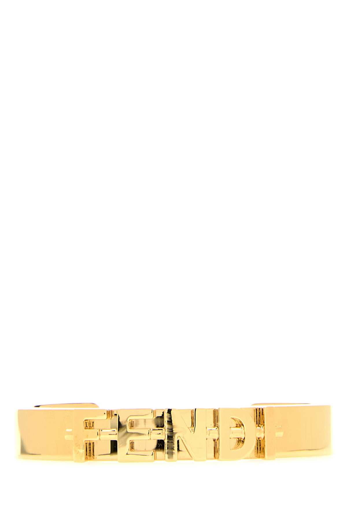 Fendi Gold Metal Fendigraphy Bracelet | Grailed