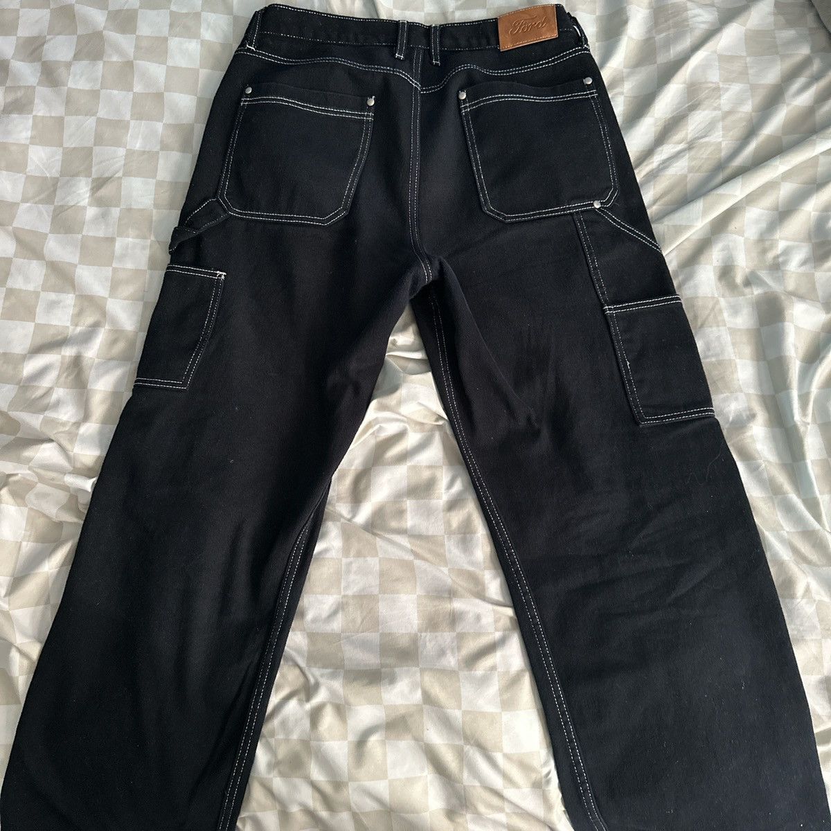 Pacsun FORD Embroidered Star Double Knee Carpenter Baggy Jeans | Grailed