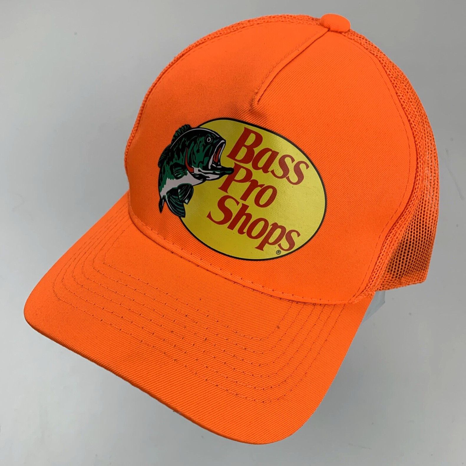 Bass Pro Shops Bass Pro Shops Orange Ball Cap Hat Snapback Baseball ...