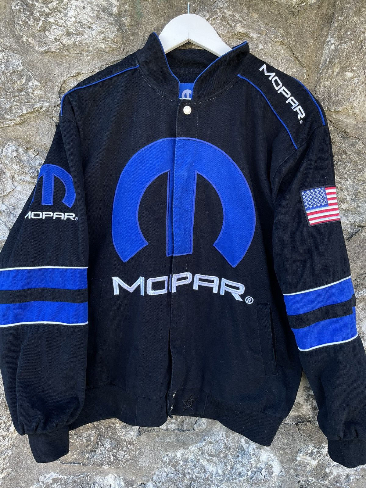 Jh Design × NASCAR × Vintage Vintage JH Design Mopar Embroidered Racing ...