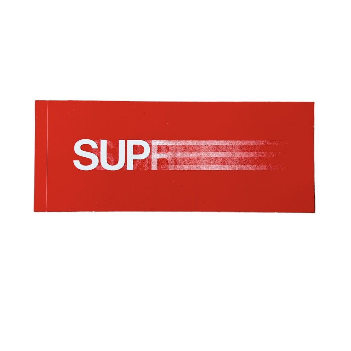 Supreme Supreme Motion Logo Sticker | Grailed