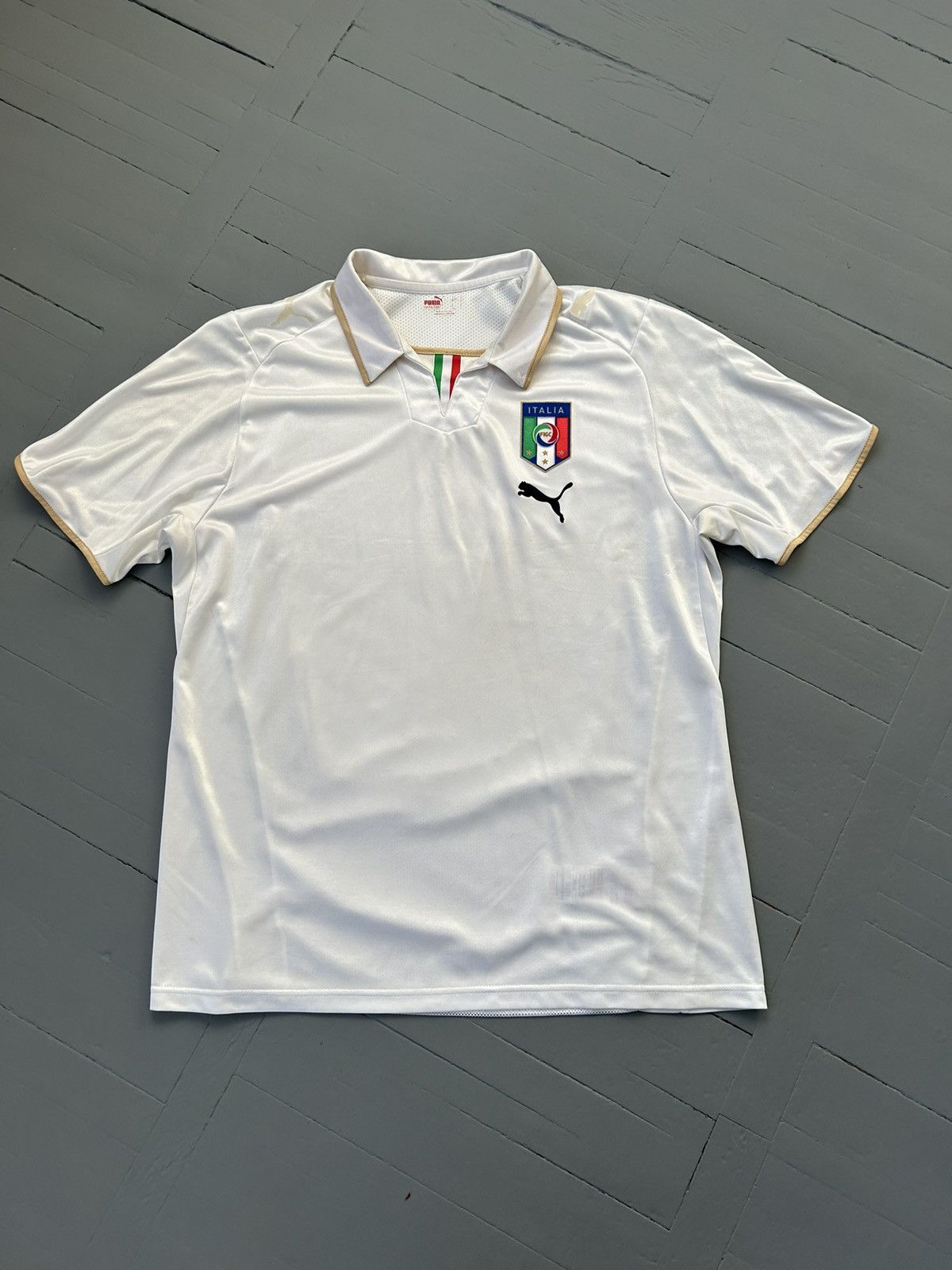 Puma Puma Italia soccer jersey vintage | Grailed