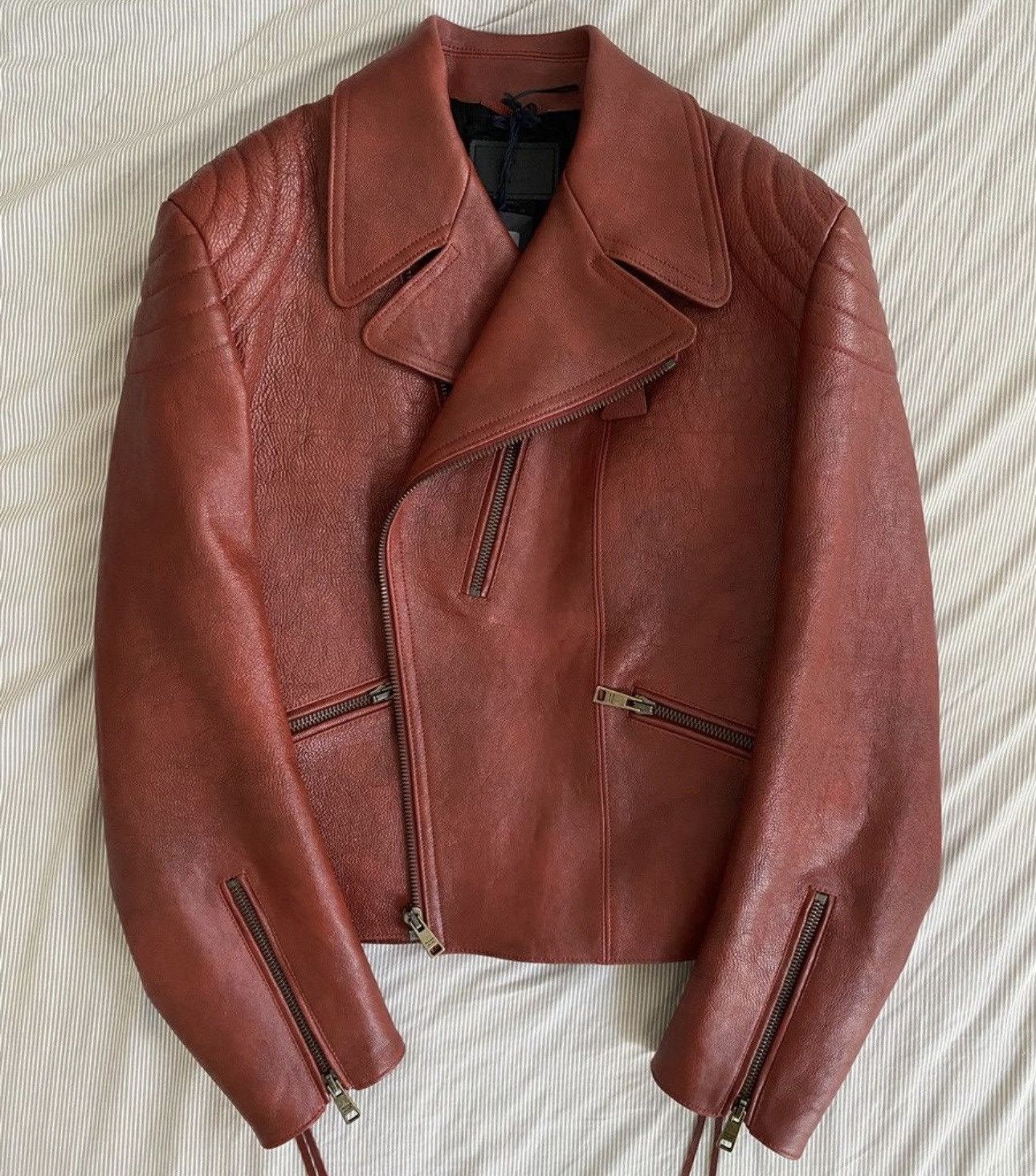 Prada × Raf Simons 1/1 Custom-Made SS22 Prada Re-Nylon Biker Jacket ...