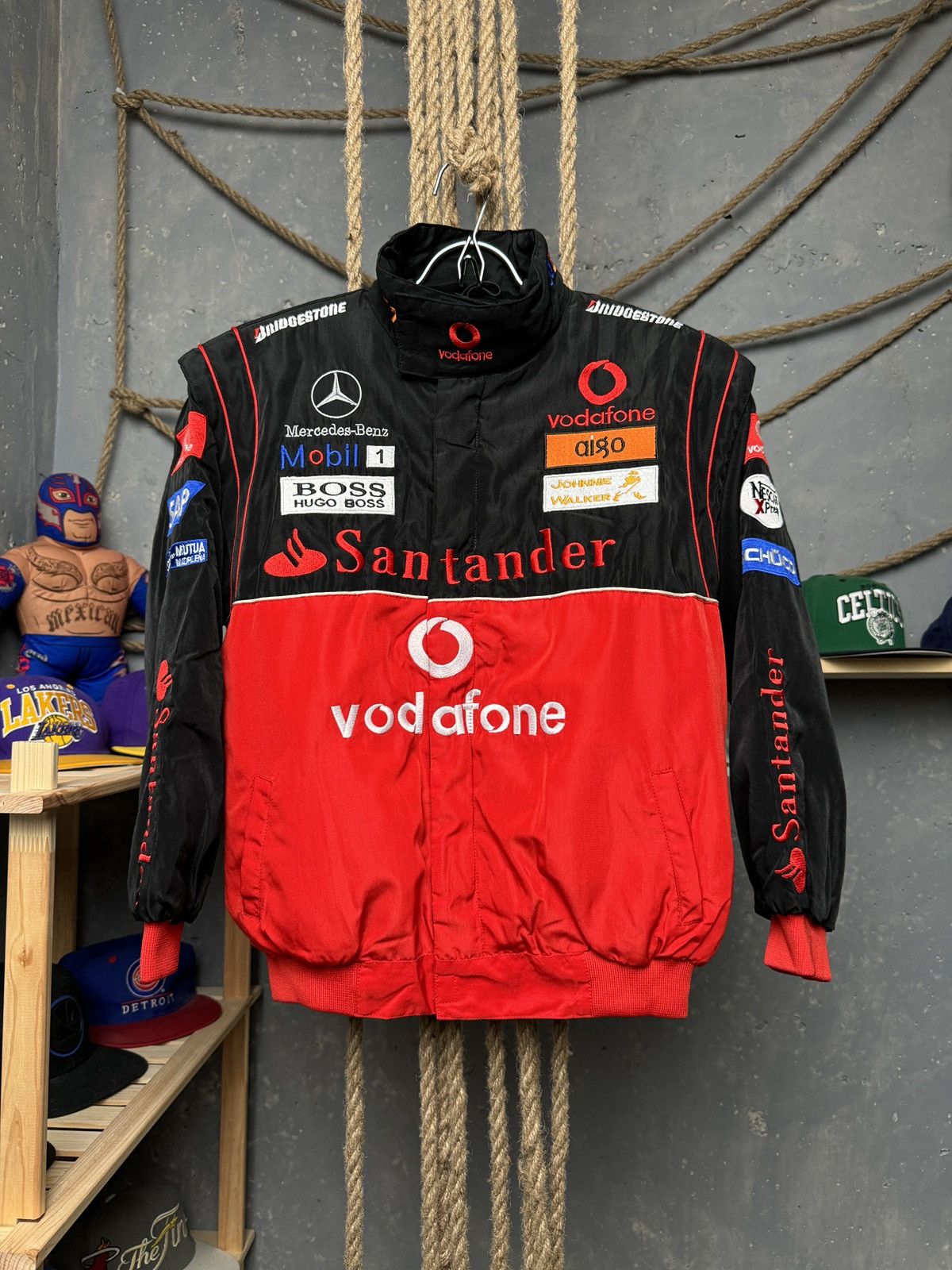 Racing Vintage Formula One Racing Jacket Mercedes Benz Vadafone | Grailed