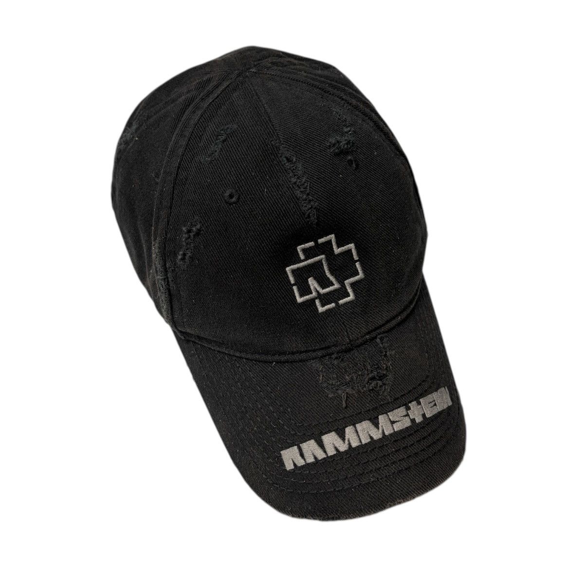 Balenciaga Balenciaga Limited Edition 1/300 Rammstein distressed cap ...