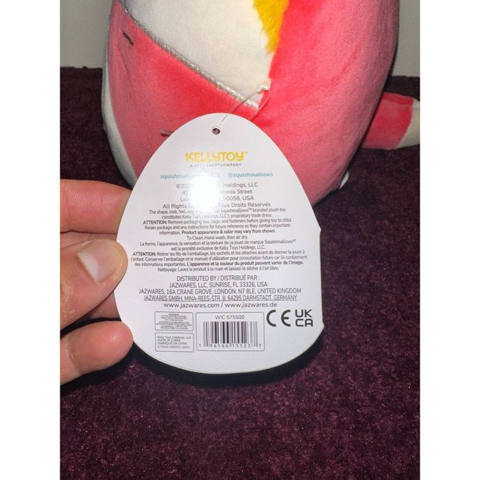 & Other Stories Squishmallow 8" Fifi the Red Fox Kellytoy Coral Soft ...