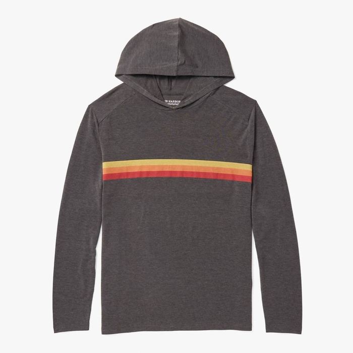 Designer FAIR HARBOR Men Seabreeze Hoodie In Sunset Stripe | Grailed