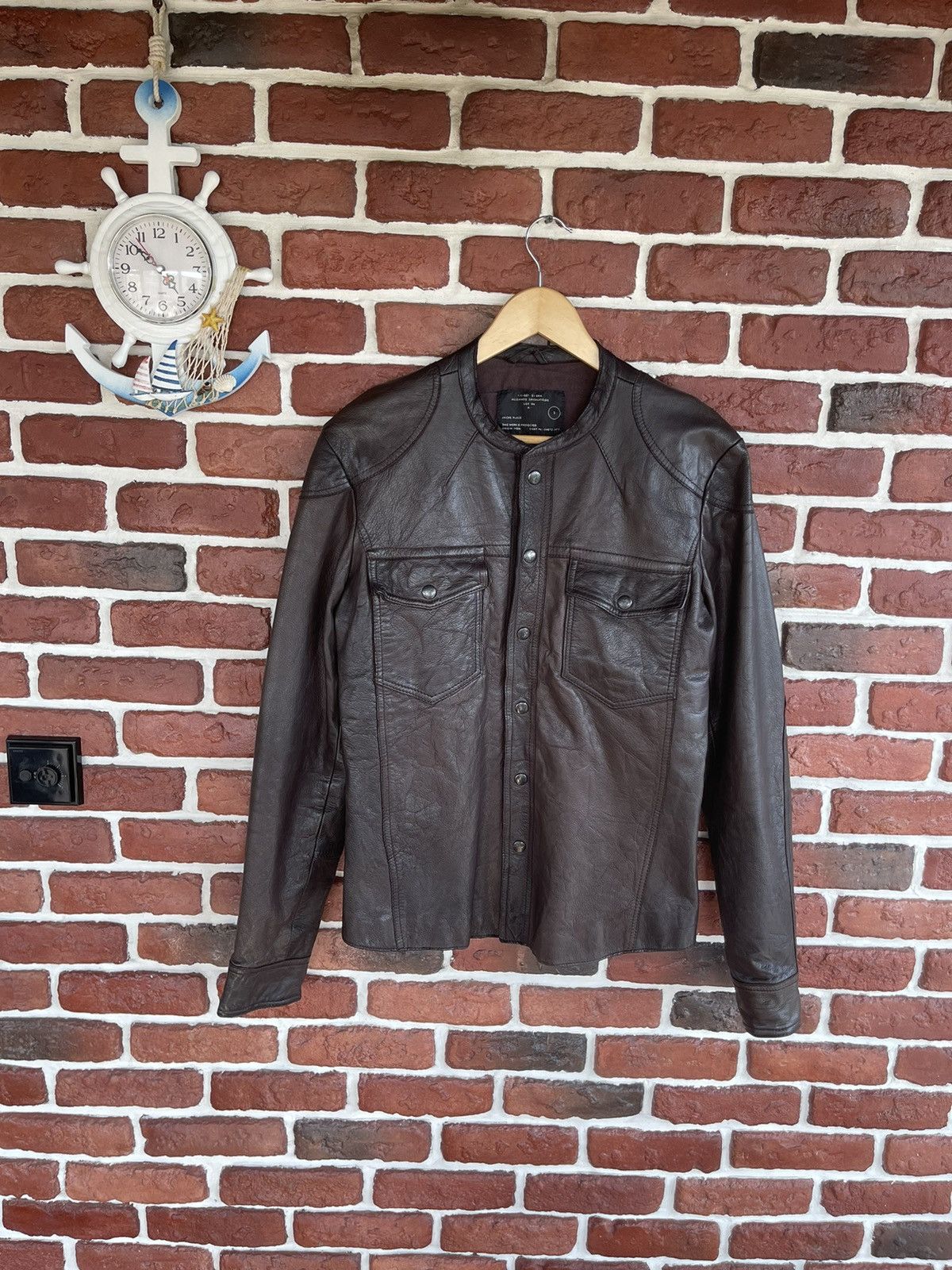Allsaints × Japanese Brand × Leather Jacket Allsaints Leather Jacket ...
