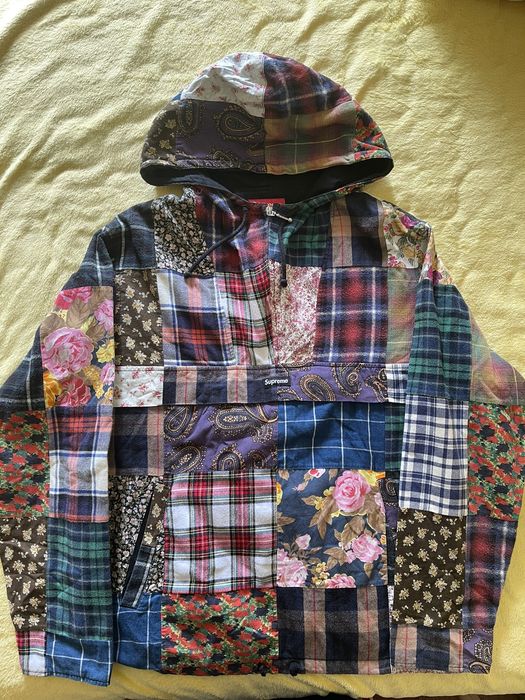 Supreme Supreme patchwork work anorak hooded Jacket | Grailed