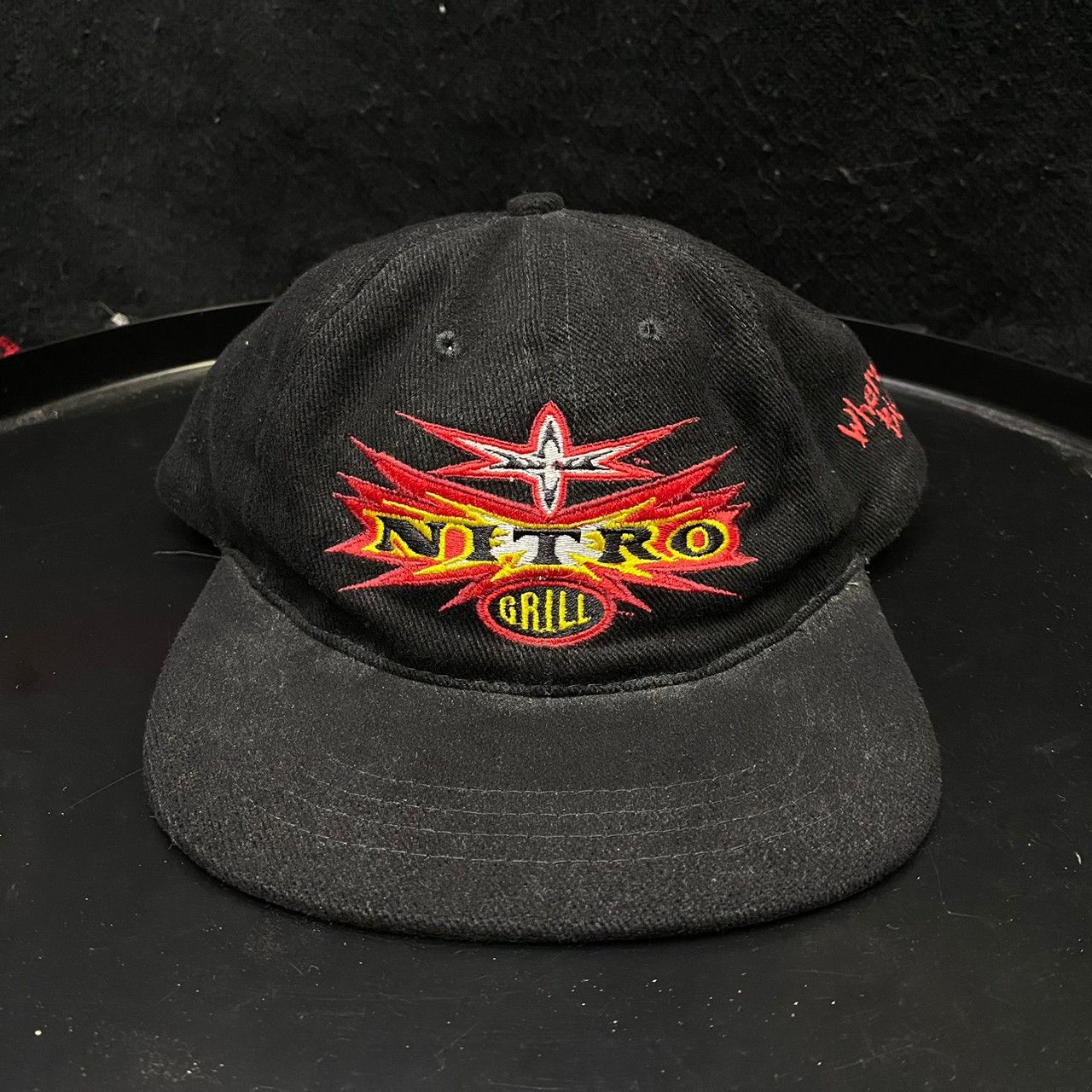 Vintage × Wcw/Nwo × Wwf WCW Nitro Grill Las Vegas Wrestling Hat | Grailed