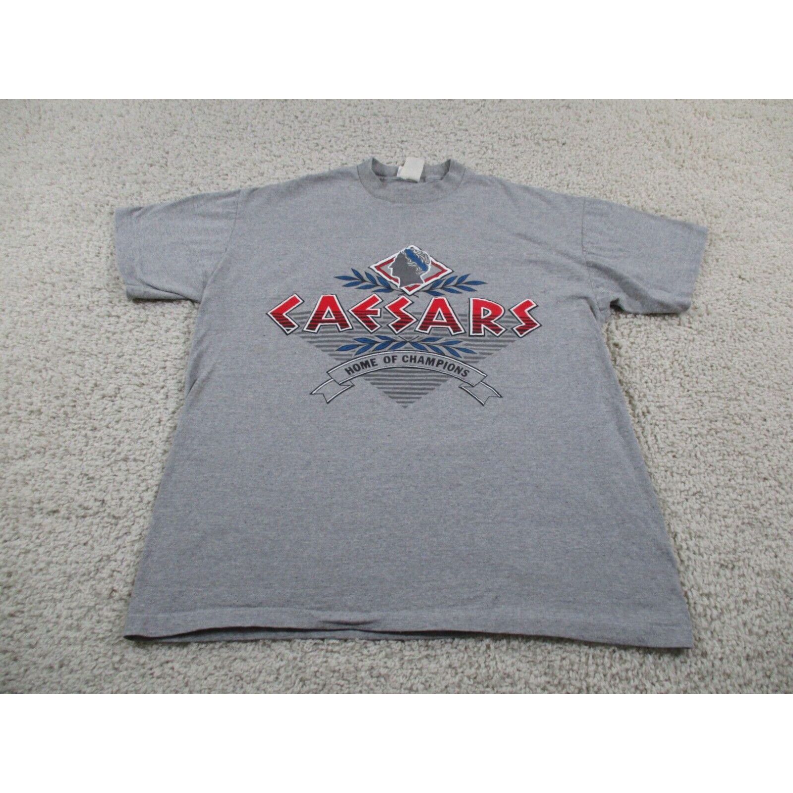 Palace Vintage Caesars Palace Shirt Mens Extra Large Gray Single Stitch ...