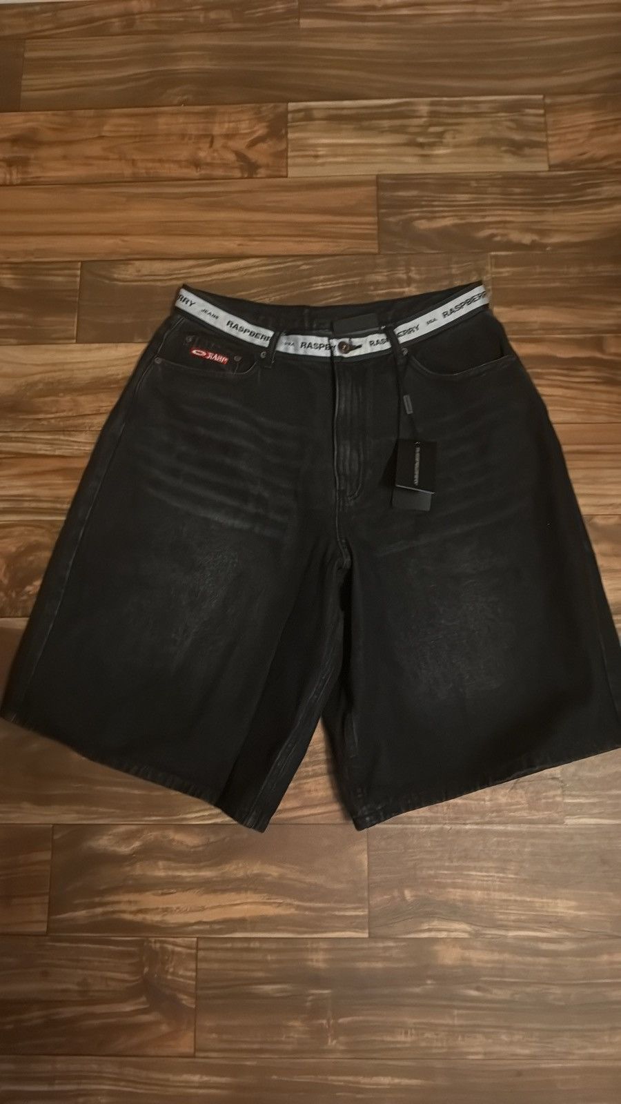 The GV Gallery GOLD+VINTAGE GALLERY RASPBERRY HILLS BLACK DENIM' JORTS ...