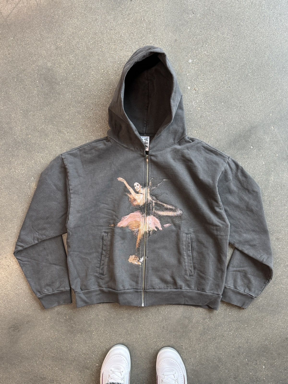 Streetwear × basketcase gallery basketcase gallery graphic zip up | Grailed