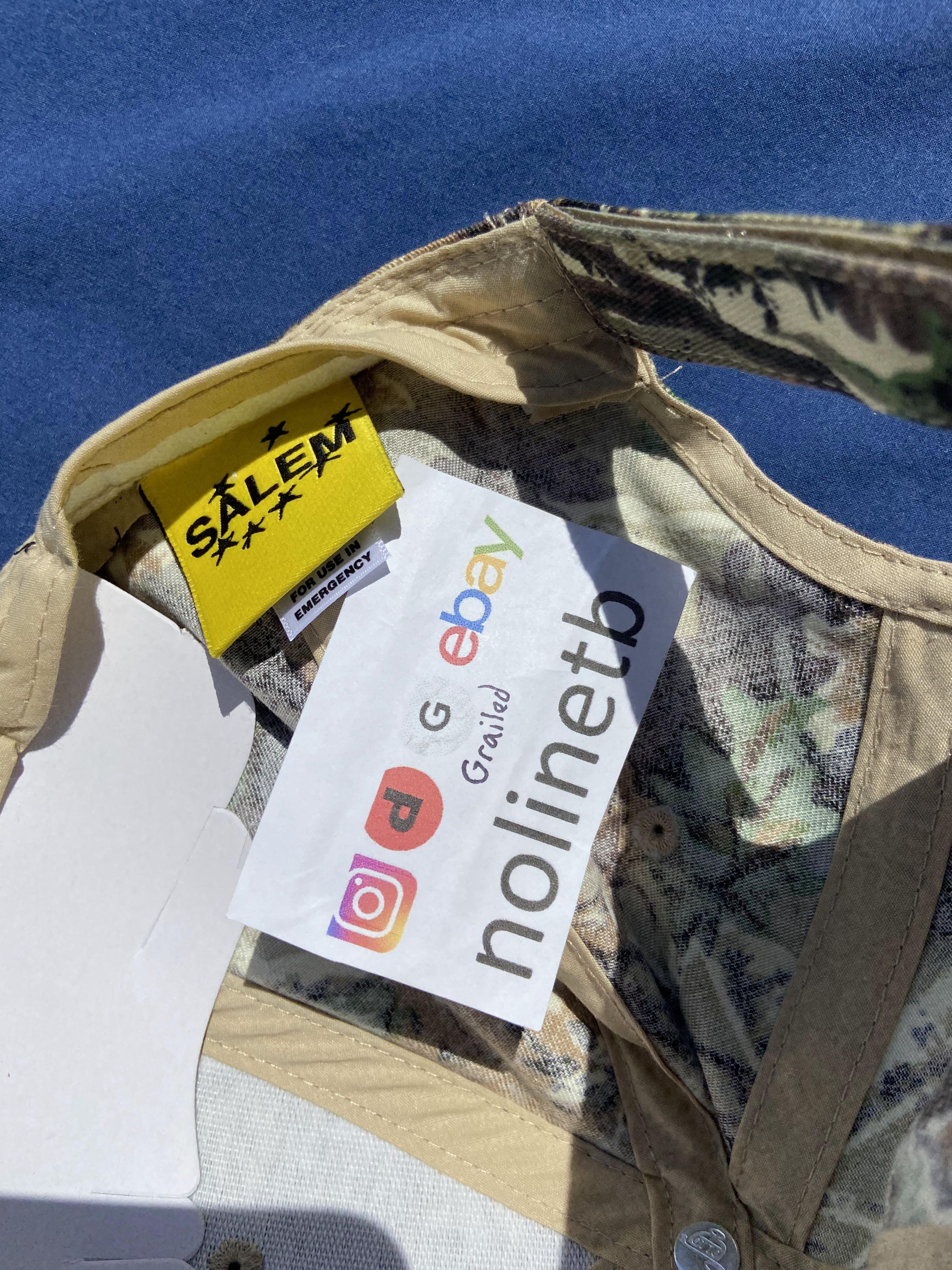 Drain Gang × S4LEM S4LEM Salem Flag Camo Hat | Grailed