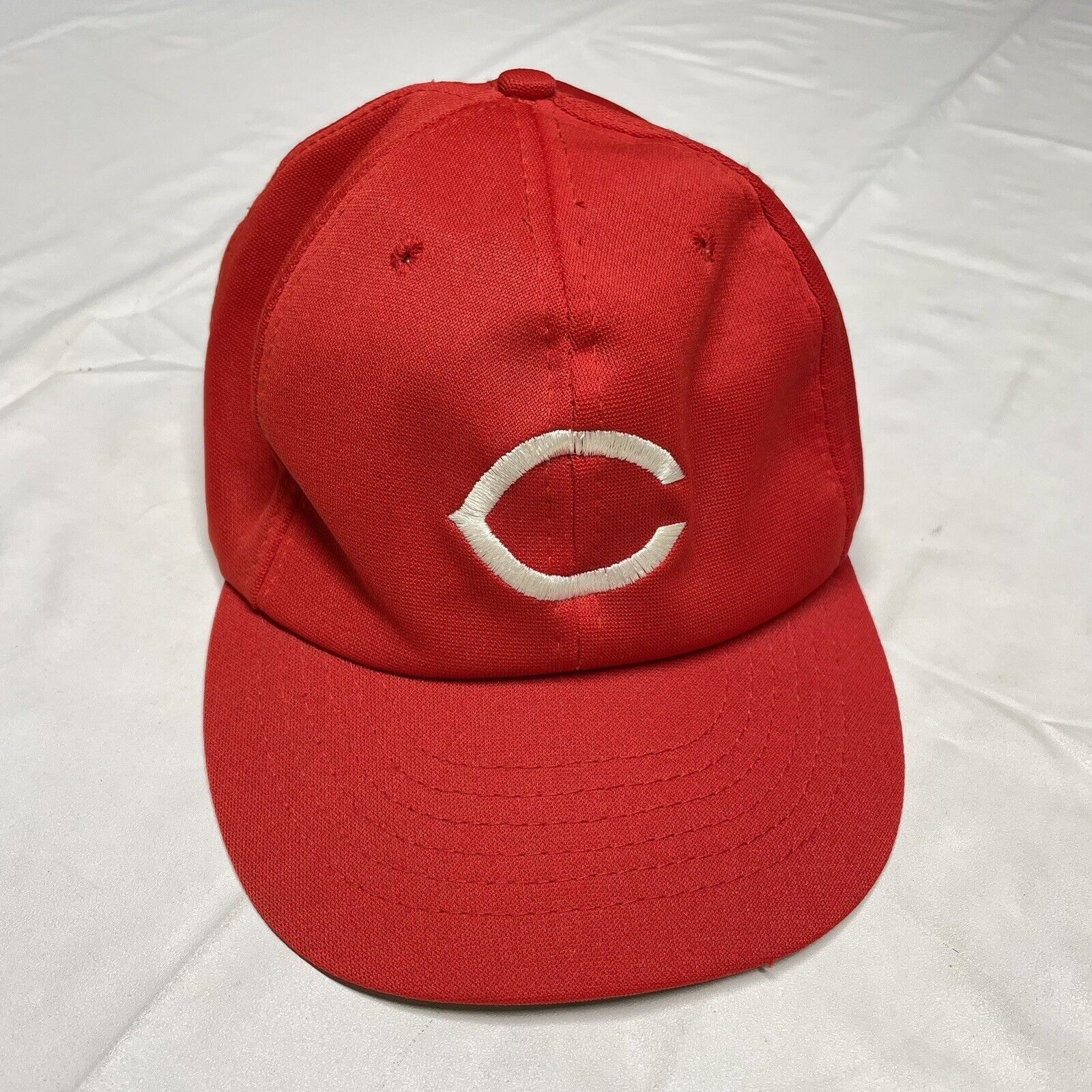 MLB Vintage 80s Cincinnati Reds SnapBack Hat Cap Red “C” Logo 90s MLB ...