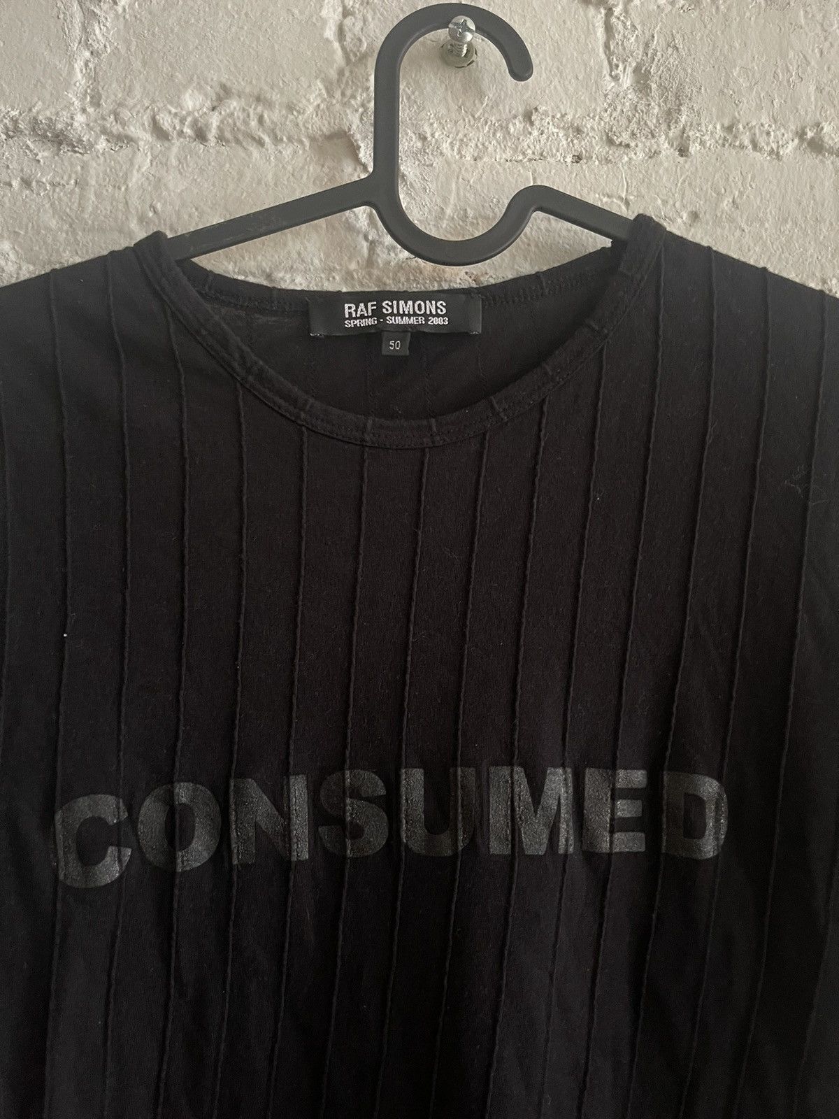 Raf Simons SS03 Consumed tee | Grailed