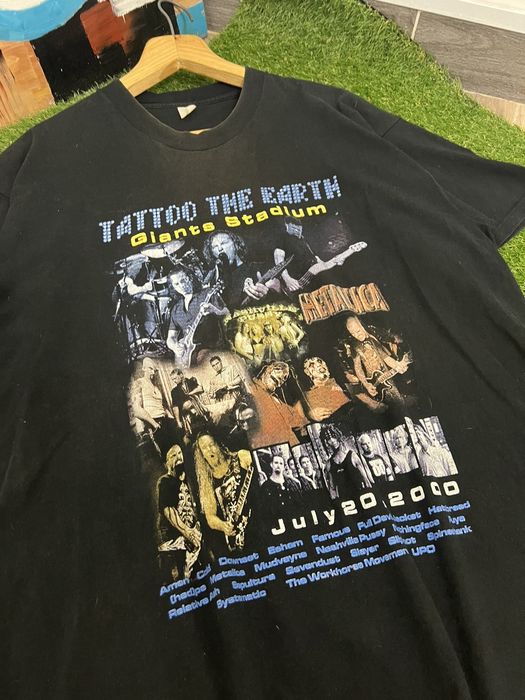 Vintage Vintage 2000s METALLICA Faded Band Tour T Shirt | Grailed