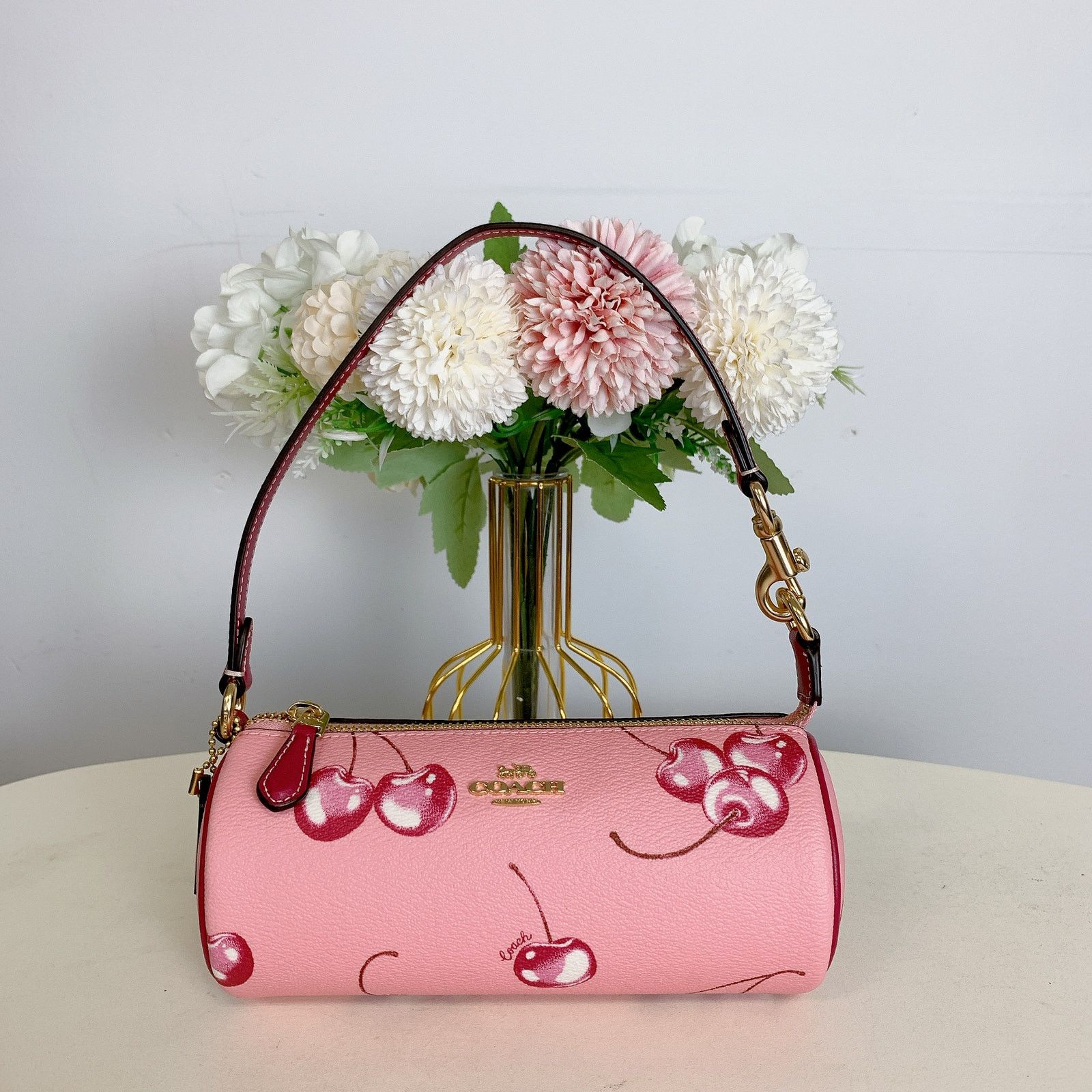 Coach Coach CR371 Nolita Barrel Bag With Cherry Print IN Flower | Grailed