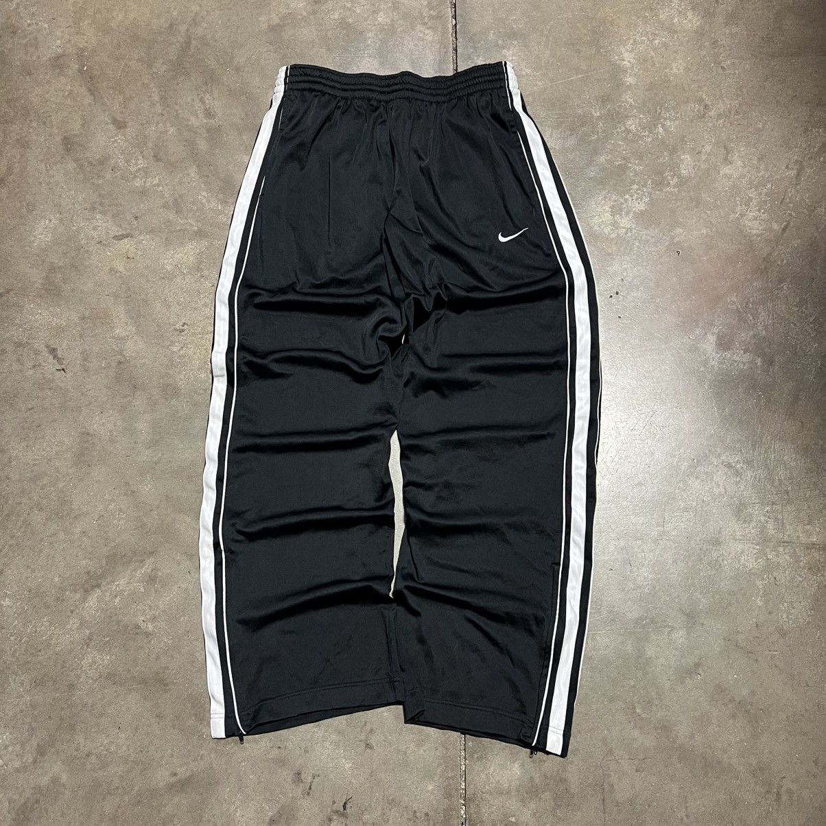 Nike Vintage Nike Basketball Track Pants Mini Swoosh Baggy Y2K | Grailed