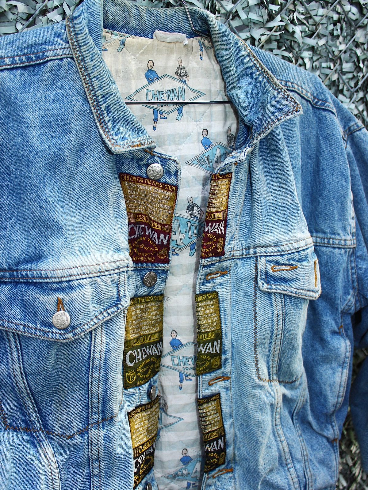 Vintage Chewan Italy Denim Jacket | Grailed