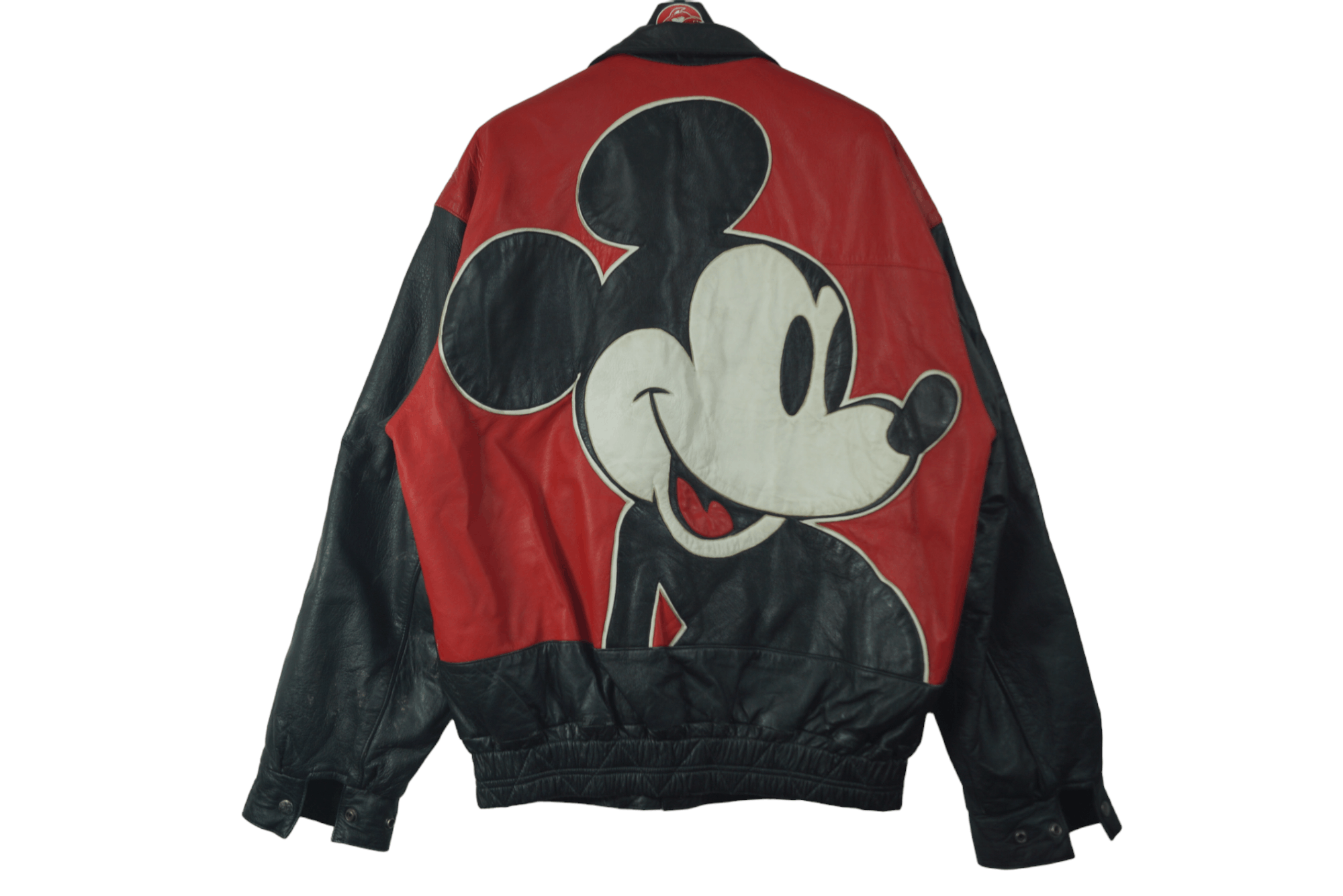 Disney × Mickey Mouse × Vintage Disney Mickey Mouse Leather Jacket ...