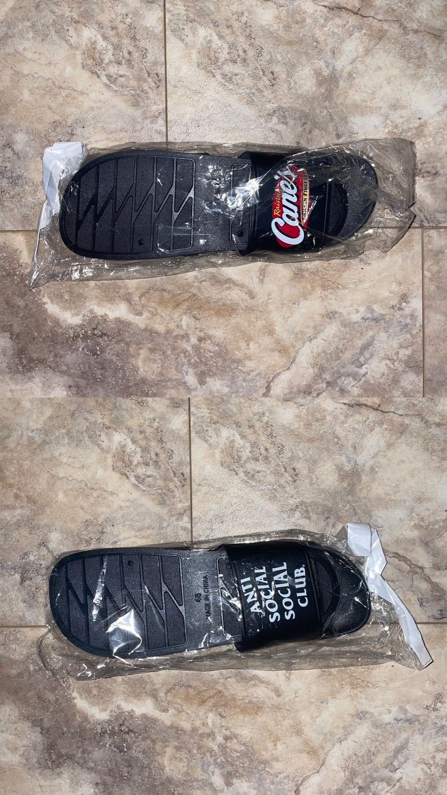 Anti Social Social Club Raising canes x Anti social social club sandals ...