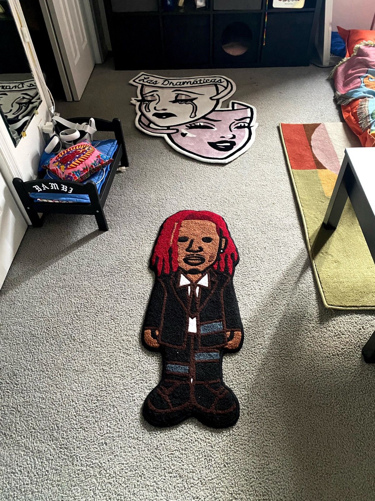 Playboi Carti Rare Playboi Carti x Baby Milo Rug | Grailed