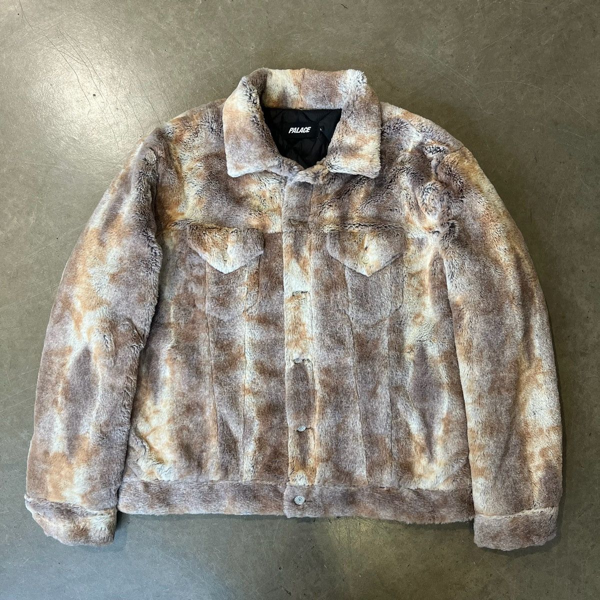Palace Palace Furry Trucker Jacket | Grailed