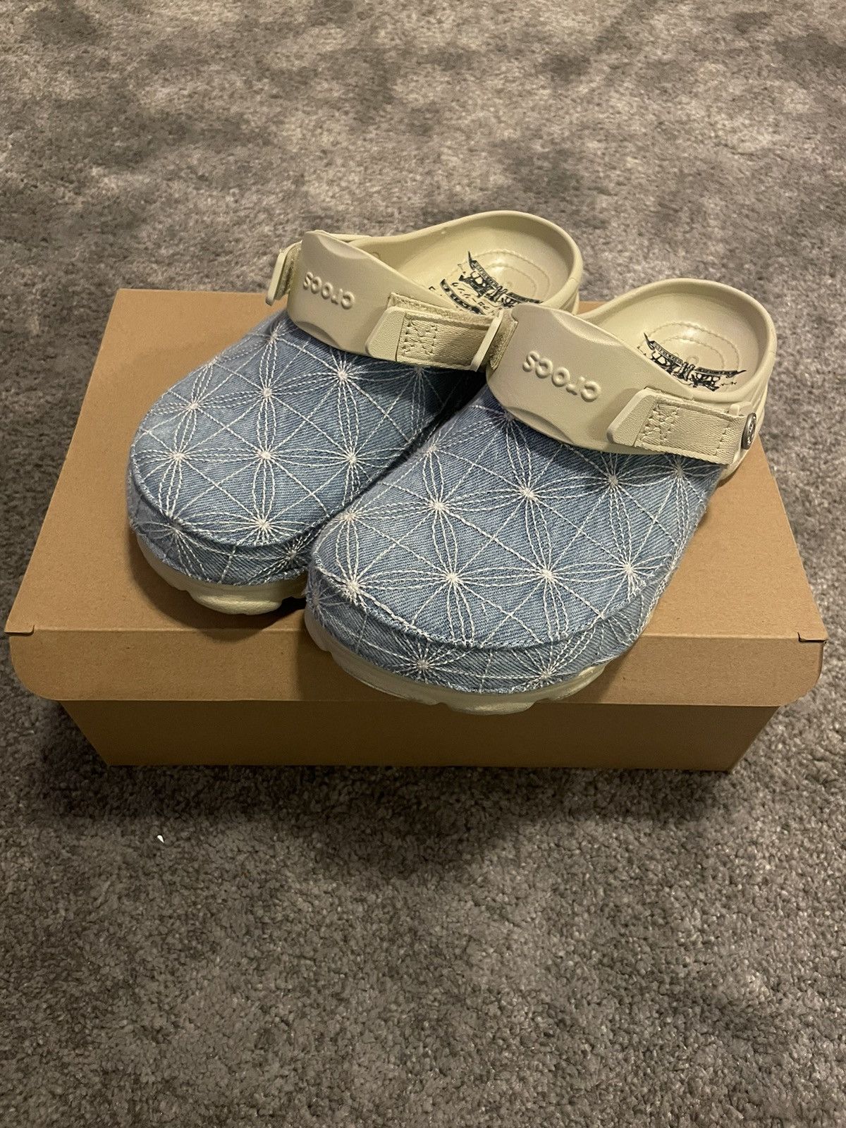 Levi's Levi’s x Crocs All Terrain Clogs Sashiko Denim | Grailed