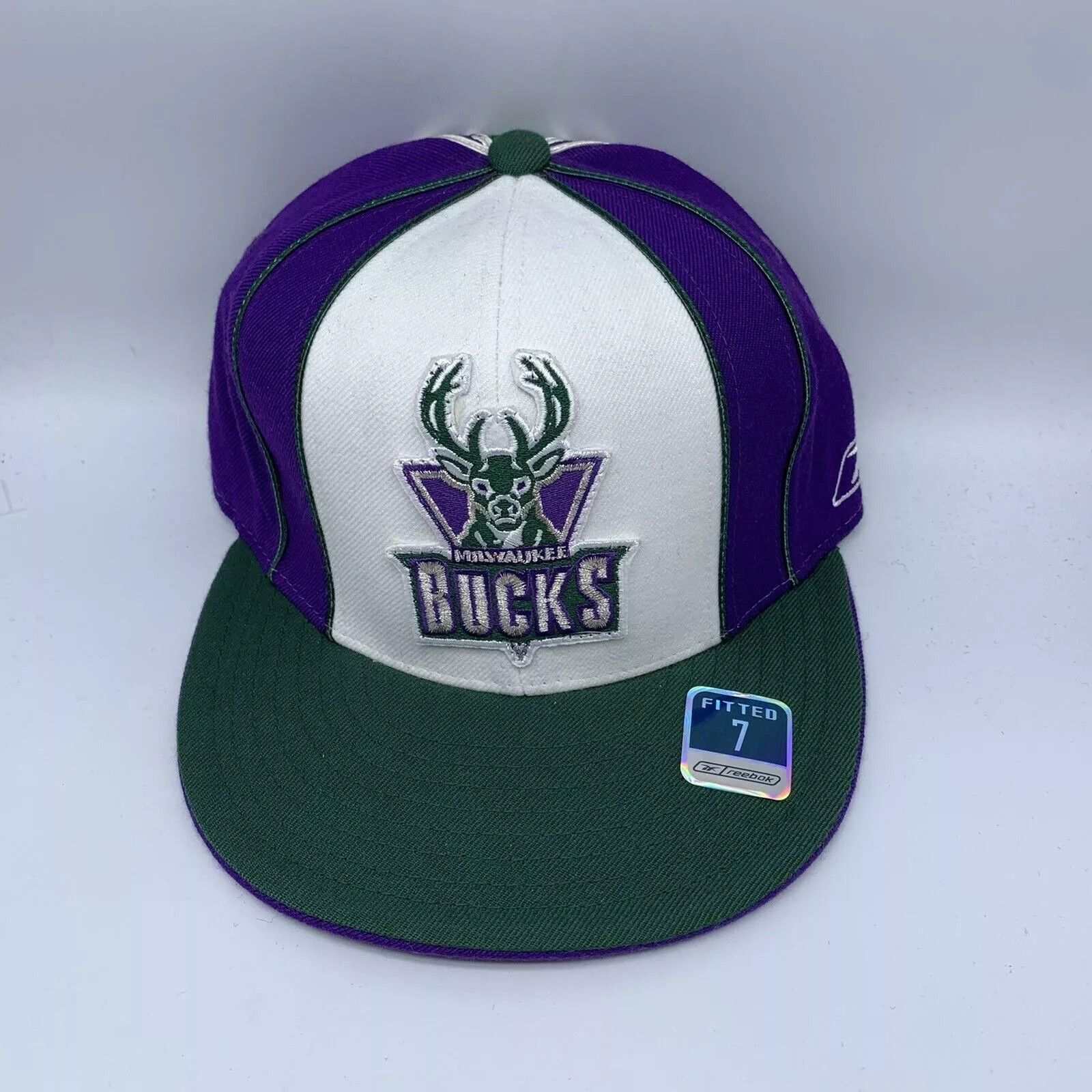 NBA × Reebok × Vintage Vintage Milwaukee Bucks Size 6 3/4 NBA Mens Hat ...