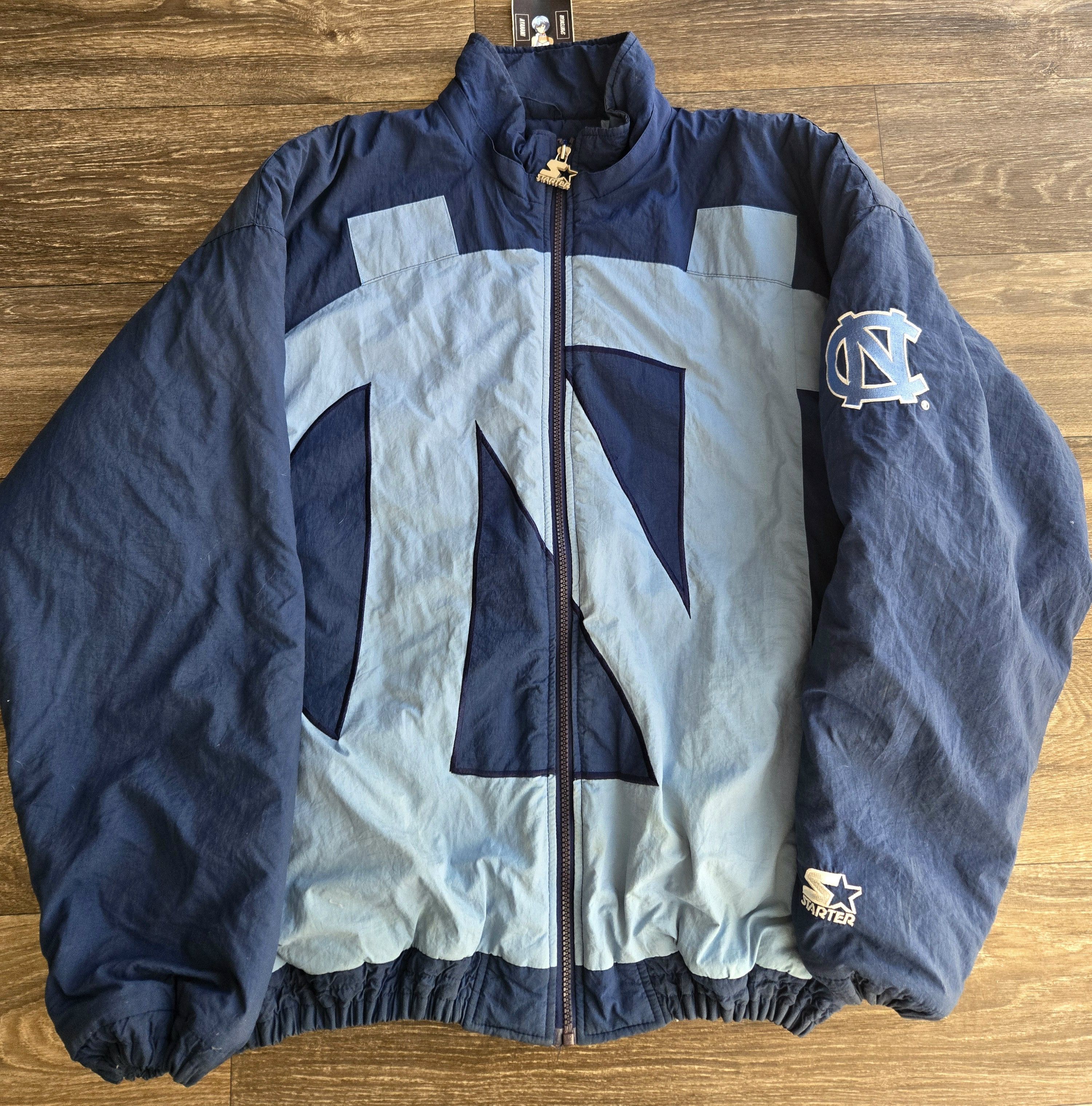 Starter North Carolina Tar Heels UNC AOP Full-Zip Jacket Parka | Grailed