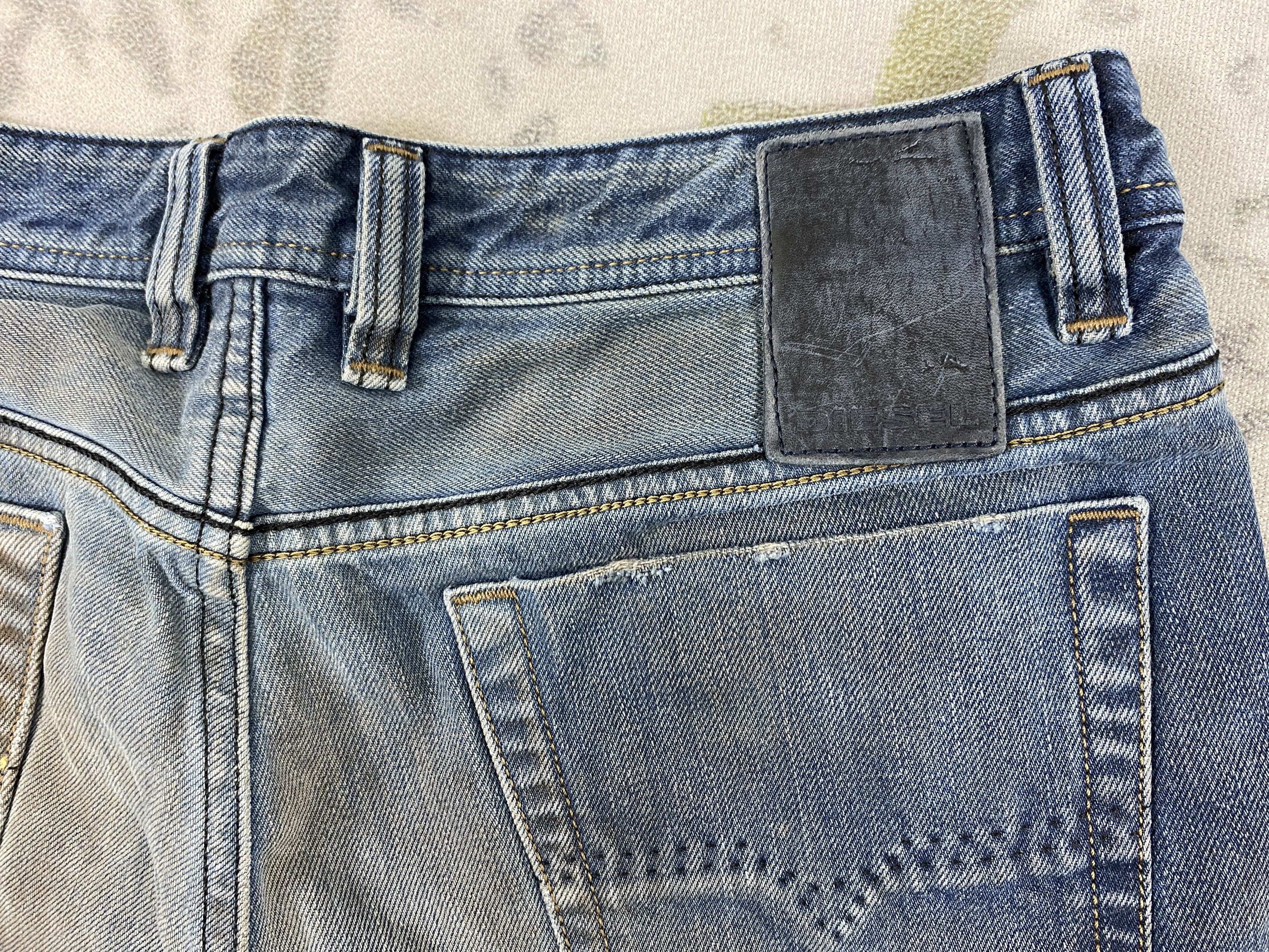 If Six Was Nine Rusty Blue Vintage Diesel Jeans 33x26.5 Denim- JN3694 ...