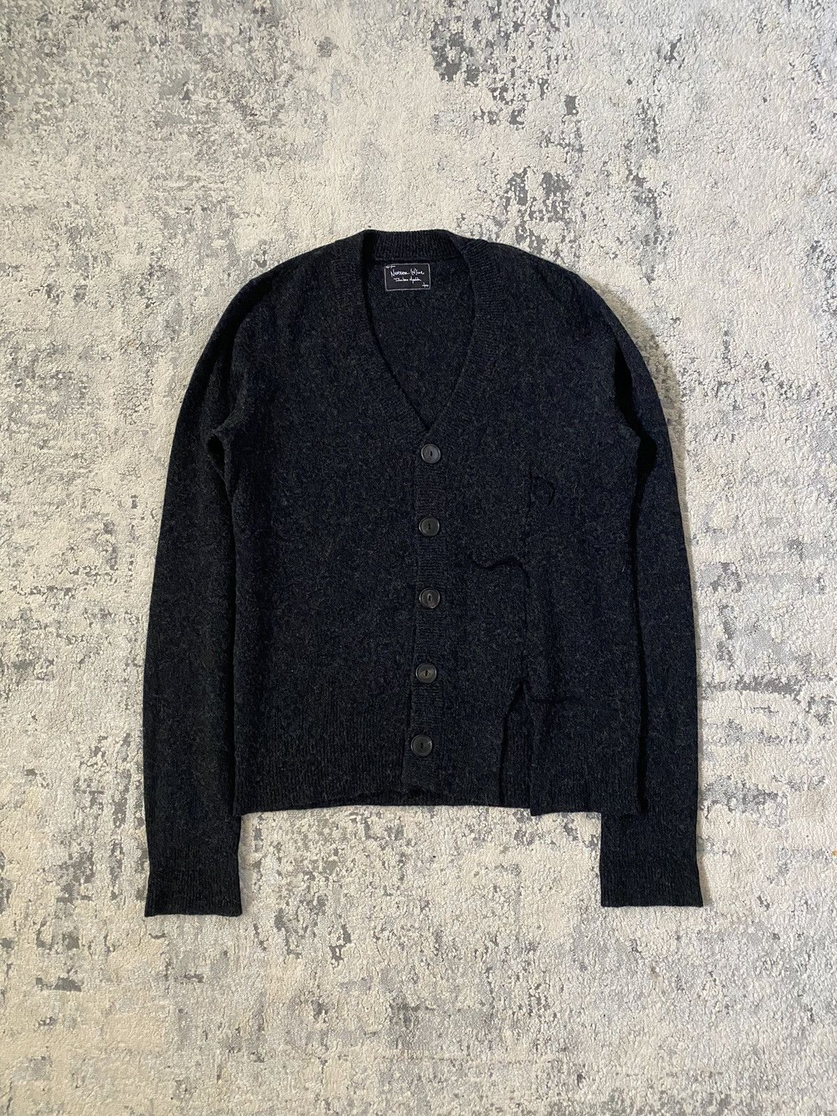 Number (N)ine AW06 "Noir" Scar Stitch Cardigan | Grailed