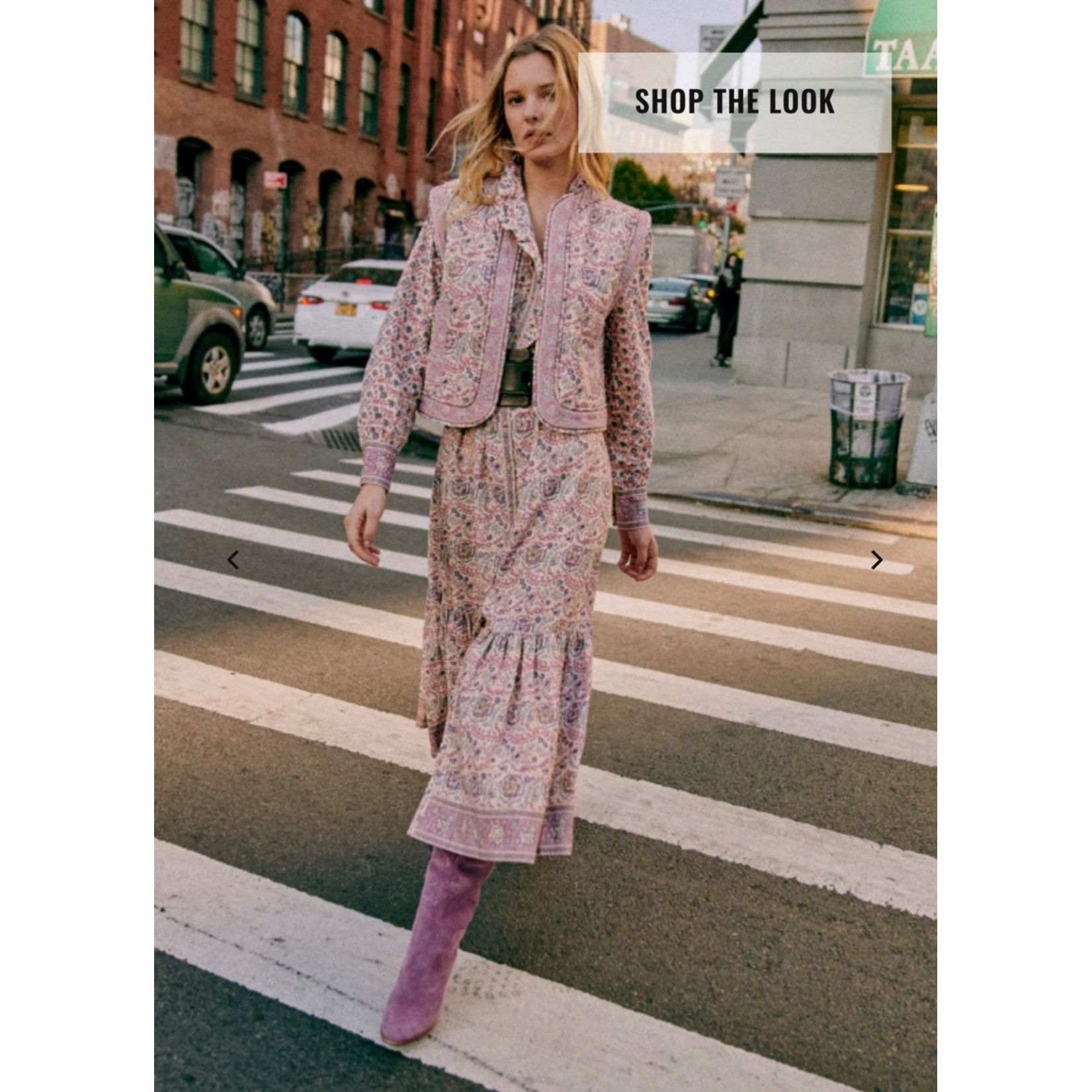 Sezane NWT sezane SEA NY ROXANNE midi DRESS EMILIA linen purple pi ...