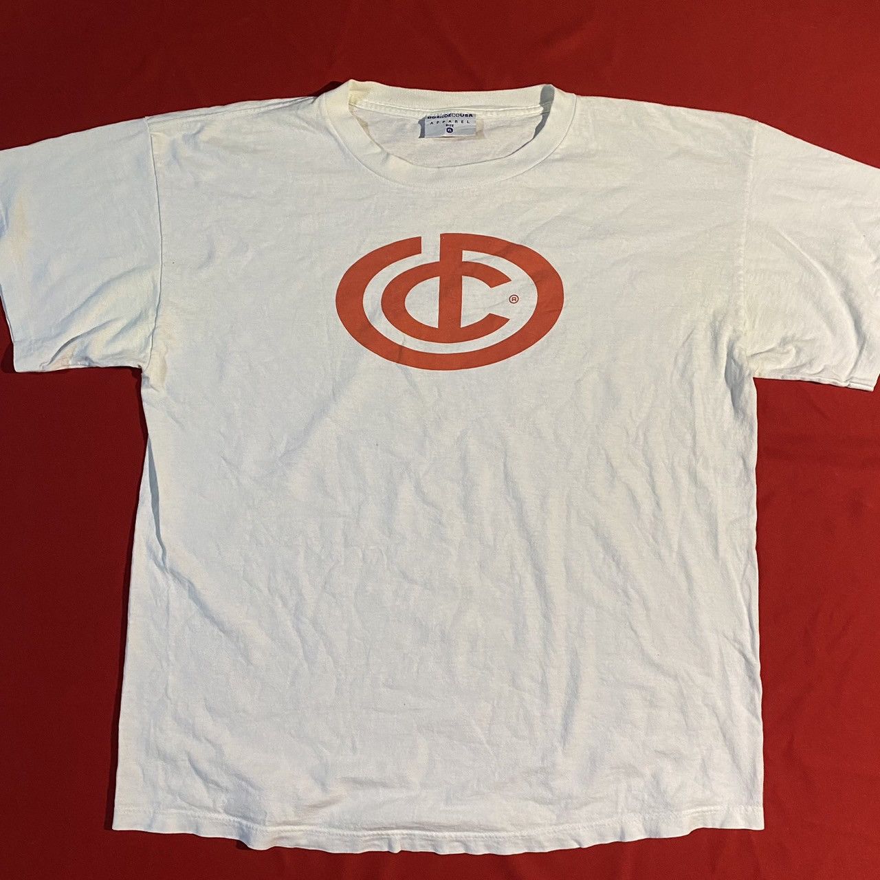 Dc × Vintage DC Shoe Co USA Droors Logo Mid-90s Tee | Grailed